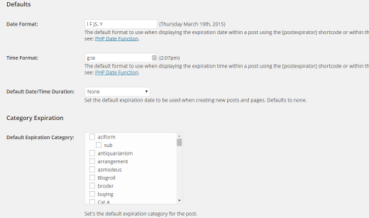 How to expire posts in WordPress, using post expirator plugin